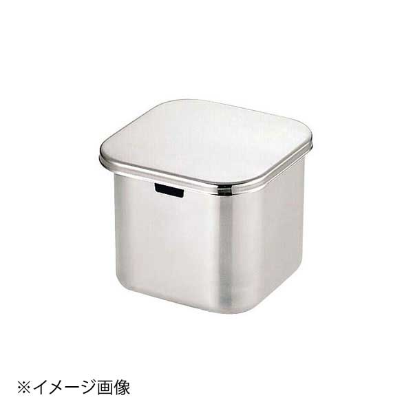 ●蓋の裏に引掛金具が付いているので、蓋の置き場所に困りません。●タレ切り付で便利です。●外寸(mm)：97×97×H87●メーカー型番：0901 1090●蓋の裏に引掛金具が付いているので、蓋の置き場所に困りません。●タレ切り付で便利です。...