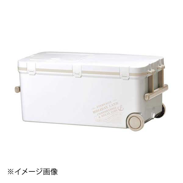 ●収納目安:350ml缶×76本、500mlペットボトル×38本、1.5Lペットボトル×8本●仕様：キャスター（2輪）・大型サイドハンドル付・投入口付・水抜き栓付・前面＋両側面にもバックル付●外寸(mm)：735×370×H335●内寸(m...