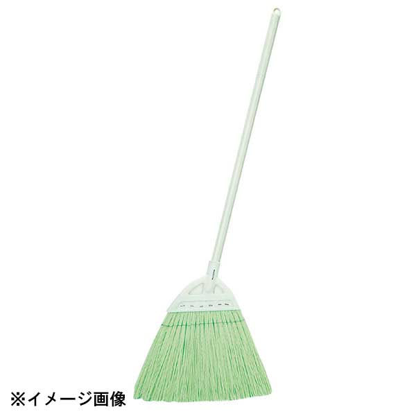 調理場や花屋などにお勧め。水に強く、コシのある化繊を採用。耐久性も抜群で水まわりの清掃に定評があります。●サイズ　全長：800mm●材質：草:ポリプロピレン　柄:木芯ポリエチレンカバー　　　頭:ポリエチレン●生産地：日本