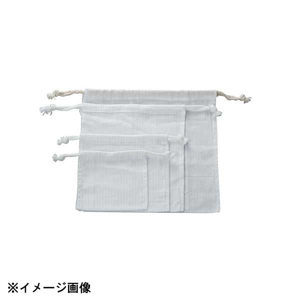 ●巾着袋紐閉じ式●サイズ　外寸縦×外寸横：330×320mm●材質：綿100%　スリット糸:ミューファンR●生産地：日本