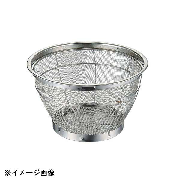 レストラン向け業務用商品。フレームはアルゴン溶接で一体化。線0.57×6.5メッシュ●サイズ　外径（内径）×外寸高さ：φ370(350)×H240mm●材質：18-8ステンレス●生産地：燕三条