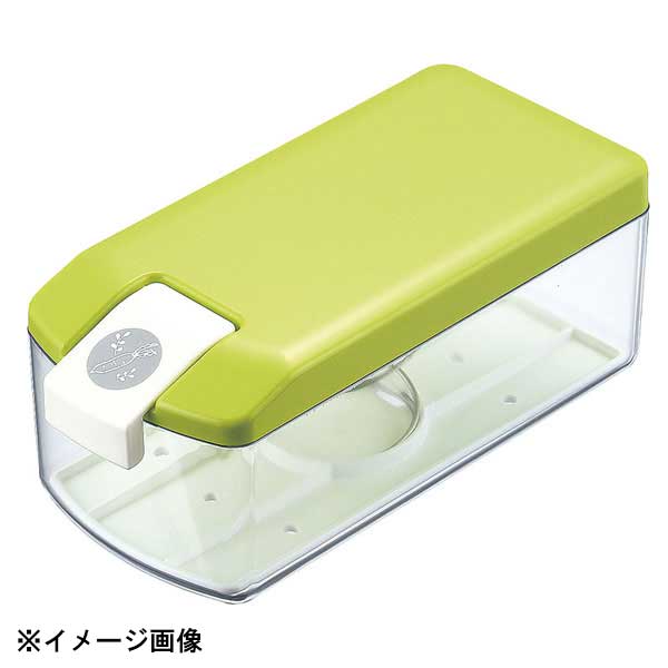 きゅうりまるごと漬けれる角型あさ漬器。機能はスプリング付の押板がフタと一体となっているので、フタを閉めるだけで簡単にご使用できフラット形状のフタなので冷蔵庫等に重ねて収納できます。●サイズ　縦×横×高さ：210×105×H80mm●材質：本...