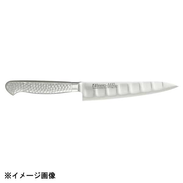 プロの理想の切れ味と使いやすさを追求した造り。デポット加工（M12）デポット加工により食材と刃の接触面積が減り、食材への抵抗が少なくなり切れ味がよくなります。●サイズ　刃渡：120mm●材質：モリブデン・バナジウム鋼割込●生産地：燕三条