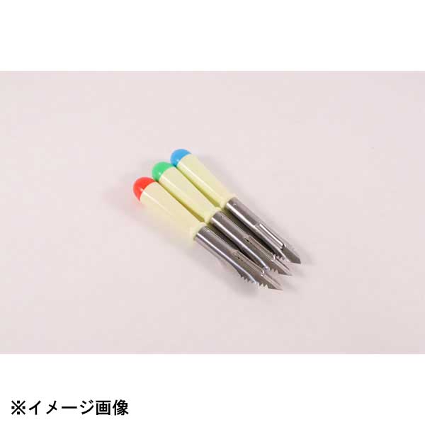 ※色は赤・緑・青の中から1本をランダムでお届けいたします。りんごの芯抜き●サイズ　全長：170mm●材質：18-0ステンレス　ハンドル部:スチロール樹脂●生産地：日本