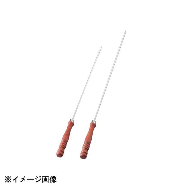 ジャンボBBQに最適な長さ●材質：鉄（クロームメッキ）　天然木●生産地：燕三条