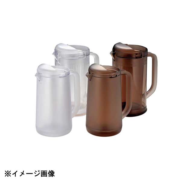 冷たい水を入れても結露しにくい二重構造。種類、残量を確認し易いクリアタイプ。中身がみえるので、視覚的に涼しさを演出。燕三条製●サイズ　直径×高さ：φ130×H250mm●材質：ポリカーボネイト●生産地：燕三条