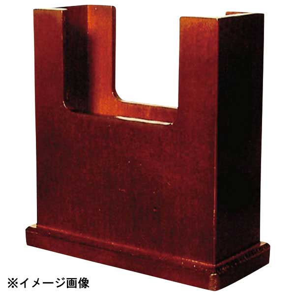 温かみのある木製ナフキン立て外●サイズ　外幅×奥行×高さ：110×50×H110mm●材質：木製●生産地：日本