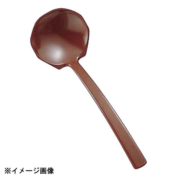 田舎鍋・いろり鍋等には必需品の田舎杓子です●サイズ　外径×全長：φ66×195mm●材質：メラミン樹脂●生産地：日本