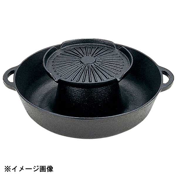 1度に焼肉、しゃぶしゃぶ、焼しゃぶの3つの食べ方を楽しめます。●サイズ　外径×高さ：φ305×H98mm●材質：鉄●生産地：中国