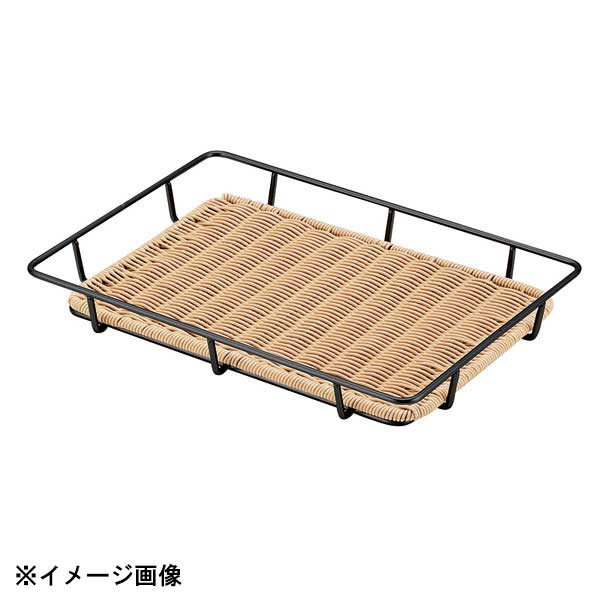 生鮮、青果、精肉、ベーカリー等様々なシチュエーションで活躍。樹脂製なので水洗いもできます。籐のような手編みのぬくもり、柔らかいのに丈夫でしっかりとした形状。耐熱温度120℃。かびにくく衛生的。黒はカチオン塗装。●サイズ　縦×横×高さ：410...