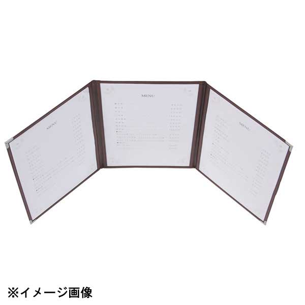 A4サイズのローコストメニューブック本体・中紙:A4ページ数/6ページ（3ツ折タイプ）●サイズ　外寸幅×高さ：230×H320mm●生産地：日本