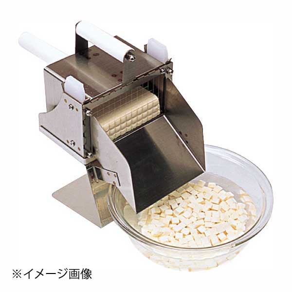 ●豆腐、ゼリー、杏仁豆腐等●わずか2工程で、早い、カンタン、形がそろう。●重量:約2.6kg●材質:ステンレス製●192分割●最大取入寸法： 100×70×H130mm