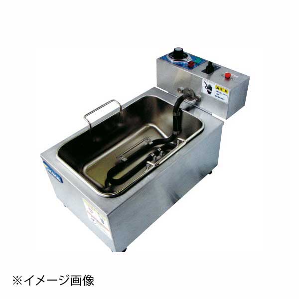 ●ヒーターユニットと本体が取り外す事ができるので清掃も簡単です。●サイズ:250×483×H305mm●重量:12kg●電源:単相100V 50/60?●消費電力:1.3kW●油量:4L●温度調節:液膨張式サーモスタット(90～210℃)●...