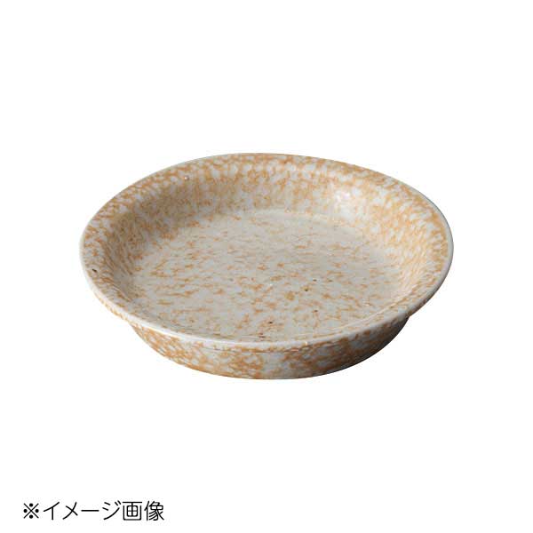 志野釉は、形状、窯内の焼成温度などの条件により、発色が一定ではありません。「窯変(ようへん)」と呼ばれる焼物の風合いとしてお楽しみください。 韓国料理をはじめ、焼肉や居酒屋メニューにも使いやすい色柄。●サイズ：8.4×H1.5cm ●素材：...