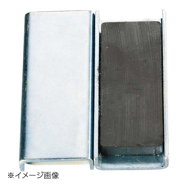 【特徴】●異方性フェライト磁石とヨーク(鉄)の組み合わせで、磁力を一定方向に集中させ強力にしてあります。【用途】●鉄板等への吸着、金型・治工具の吸着部品として【仕様】●吸着力(N)：147●磁束密度(mT)：160●本体サイズ(mm)：60...