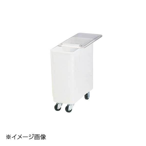 CARLISLE材質:本体ポリエチレン製材質:蓋ポリカーボネイト製キャスター:φ75×2自在/φ75×2固●耐久性に優れたポリカーボネイト製の蓋はスライド式です。 また透明なので内容物の確認もでき、取り出しも容易です。 本体はポリエチレン一...