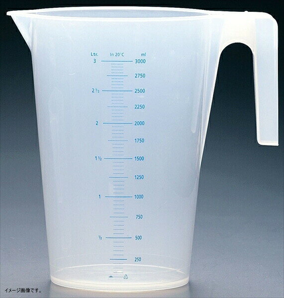 耐熱温度:120℃●同サイズでスタッキングできるので収納時に場所を 取りません。※ドイツメーカー品番_容量(cc)_直径×高さ(mm)_最小目盛cc(cc):48202_3000_169×245_50