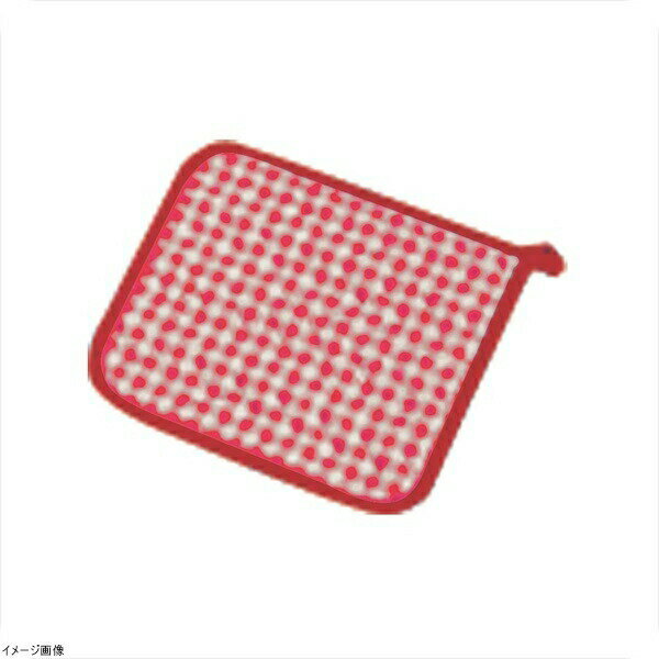 205×205表:綿100% 裏:シリコン加工カラーレッド 縦×横(mm)205×205