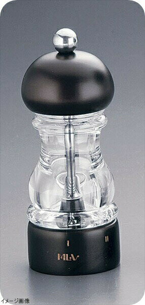 本体にハイグレードポリカーボネイトを使用し圧倒的な強度、透明度を誇るMLVミル。●調理に合わせて6段階の粗さ調節が可能。●洗練されたフォルムで使いやすさと高級感を兼ね備えたペパー&ソルトミルです。●耐食性に優れたSUS316ステンレスを使用...