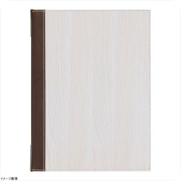 ●(A4・4ページ仕様)●(ビニール55)●材質:PVCレザー●メニューピン仕様色白木 幅×高さ(mm)235×315