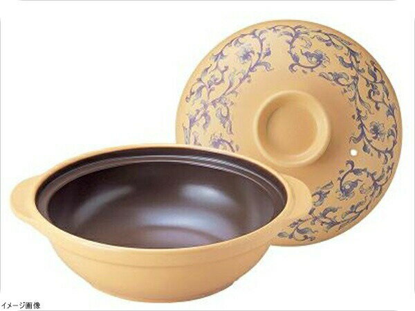 IHクッキングヒーター対応超耐熱製セラミックス宴席鍋(遠赤)美味し差はっきり!常識やぶりの新製品です。1.耐熱衝撃温度差700℃の素材を使用し、業界一の耐熱強度。2.従来の土鍋生地では無く、IH専用鍋として画期的な素材を 開発。3.蓋の画は...