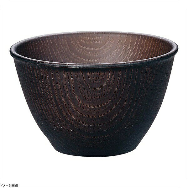 WoodシリーズABS樹脂の軽くて割れない特性を活かしつつ、ナチュラルで暖かみのある木目模様が魅力の商品です。材質:耐熱ABS樹脂耐熱温度:94℃カラーダークブラウン 直径×高さ(mm)φ102×H62 容量(cc)260