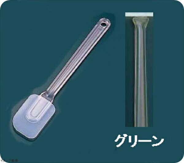 材質 頭部:シリコンゴム 柄部:SAN耐熱温度:100℃ヘラ部幅×ヘラ部長さ×全長(mm)45×65×238 カラーグリーン