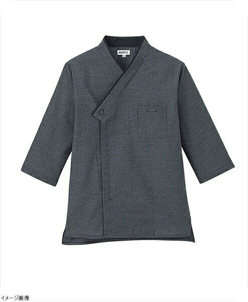 ポリエステル80%+綿20%/絣メーカー品番JT-1259 サイズ L 着丈(cm)74 肩巾(cm)50 胸囲(cm)118 袖丈(cm)46
