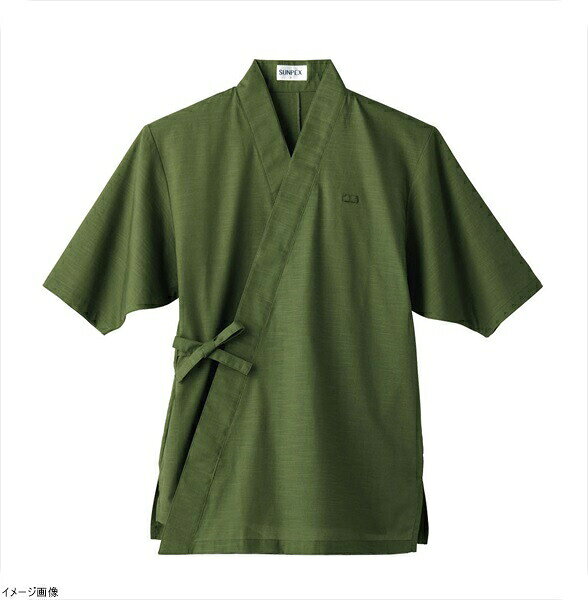 作務衣を前掛けや和帽子などの小物と自由にコーディネートすることで、モダンにアレンジできる個性派スタイル。伝統の枠にとらわれないハイセンスな感覚が、そのお店のオリジナリティを一段と輝かせます。ポリエステル35%+綿65%/スラブメーカー品番H...