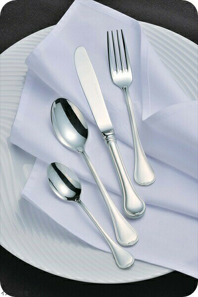 Silver Plated WinsomeSA 18-12 ウィンサム銀仕様 材 質:18-12ステンレス鋼 処 理:銀メッキ/ ハーフサテン・ベルベット仕上TM メッキ厚:3.8μ オープンストック:48アイテム※幅表示サイズの( )内表...