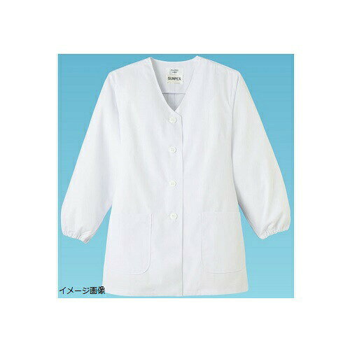 ポリエステル65%+綿35% 34単糸ポプリン※胸ポケットあり※抗菌メーカー品番_サイズ_着丈(cm)_肩巾(cm)_胸囲(cm)_袖丈(cm):FA-330_M_70_40_102_52