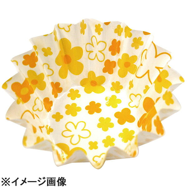 型番_柄_カラー_底径×高さ(mm):6号深_小花柄_イエロー_40×25型番_柄_カラー_底径×高さ(mm)：6号深_小花柄_イエロー_40×25