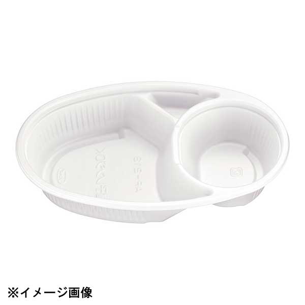 【サイズ】全幅_奥行_高さ(mm) 242_155_45【重さ】28.3(g)【カラー】白【メーカー品番】AP-213●ごはん部分とルー部分に仕切られたタイプのテイクアウト容器(本体)です●ごはん約280g、ルー部分240cc●蓋は別【サイ...