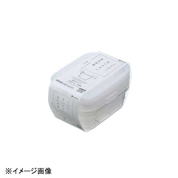 ●容量(ml)：180●入数：3●幅(mm)×奥行(mm)×高さ(mm)：86×130×43楽ちんパックシリーズ●フタをしたまま、レンジ加熱OK！●加熱中に発生する蒸気がフタを押し上げ、蒸気を逃します。●フタと本体のフチがフラットなので簡単...