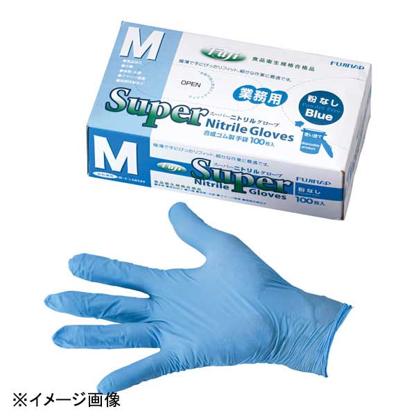 ●サイズ：L●全長(cm)：23●(約)手のひら周り(cm)：21.01箱(100枚入)：使い捨て用●細かい作業や長時間の作業でも疲れにくい、合成ゴムの手袋です。●耐油性・突き刺し強度に加え、耐薬品・耐静電性に優れています。※メーカー希望小...