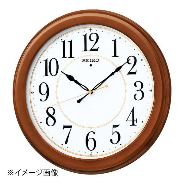 ●メーカー品番:KX388B●直径×厚み(mm):330×46●質量(g):1100●材質:木枠、ガラス●大きな文字で時刻がはっきり見えやすい木枠の電波時計●電源:単3マンガン電池1本付●前面ガラス●電波修正機能●おやすみ秒針(光センサーに...