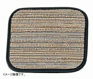 ●ポリエステル50% アクリル50% ●両面仕様タイプ ●水洗いOK形_サイズ_カラー_幅×奥行(mm):角_小_ブラウン_90×90