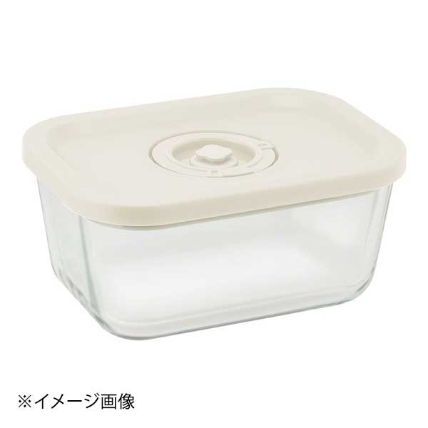 ●吸引＋密封で鮮度長持ち●保存開始日や期限日を設定できる日付目盛付。●オーブン料理は冷凍保存が可能です。※電子レンジ使用時は必ず蓋を外してご使用ください。●幅×奥行×高さ(mm):171×123×76●重量(g):630●カラー：ホワイト●...