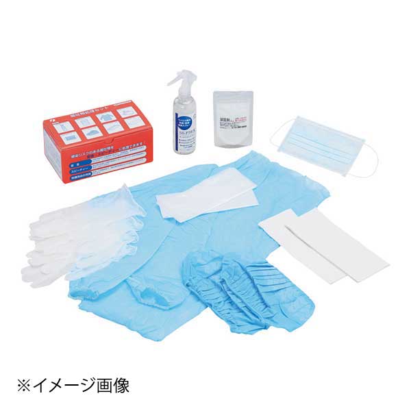 ●個人防護具と汚物処理用品に加え「抗菌・消臭剤（SS－P3EX）」の強力抗菌・消臭効果で緊急時でも二次感染を予防し、安全に嘔吐物処理ができます。【セット内容】抗菌消臭剤（250ml）×1本、嘔吐物の凝固剤(35g)×1個、使い捨て長袖エプロ...