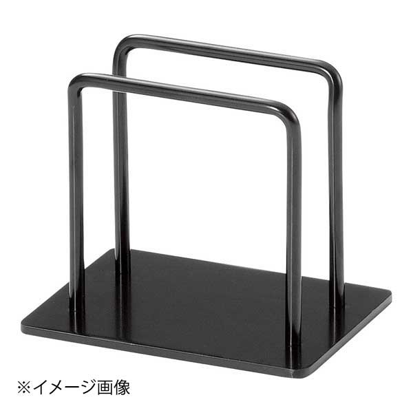 ●厚いメニューブックや複数のメニューを支えるのに最適です。●溝幅20mm●幅×奥行×高さ(mm):110×80×110●カラー：ブラック●材質:スチール●メーカー型番:BS-92●カタログコード：1-2072-0801●厚いメニューブックや...