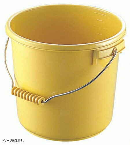 材質:本体/ポリプロピレン つり手/18-8ステンレス色_口径×高さ(mm)_容量(L):イエロー_290×265_約13