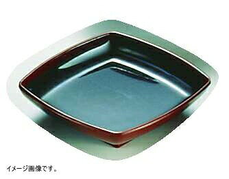 メラミン｢長次郎窯｣シリーズ※洗浄器対応メーカー品番_色_幅×奥行×高さ(mm):AN-55_内黒(B)_98×98×24