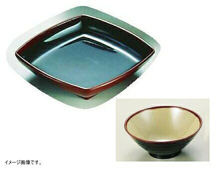 メラミン｢長次郎窯｣シリーズ※洗浄器対応メーカー品番_色_幅×奥行×高さ(mm):AN-55_内若草(G)_98×98×24