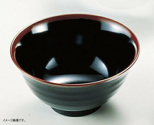 メラミン｢長次郎窯｣シリーズ※洗浄器対応メーカー品番_色_直径×高さ(mm)_容量(cc):AN-59_内黒(B)_φ160×80_790