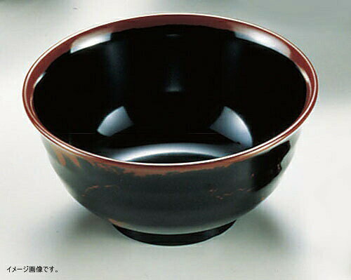 メラミン｢長次郎窯｣シリーズ※洗浄器対応メーカー品番_色_直径×高さ(mm)_容量(cc):AN-60_内黒(B)_φ172×84_1030