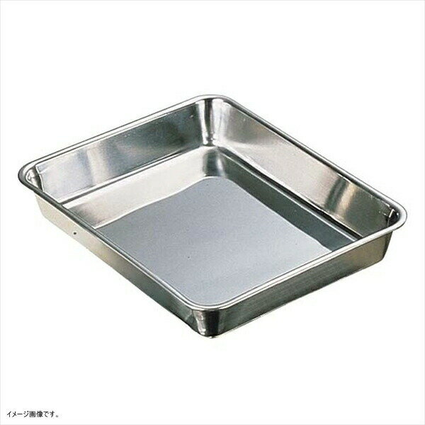 ※2枚取のみ、手付になります。※高品位で業務用では代表的な素材のバットです。サイズ表示_間口×奥行×高さ(mm)_板厚(mm)_底内寸(mm)_上内寸(mm):8枚取2/3_410×194×067_0.6__