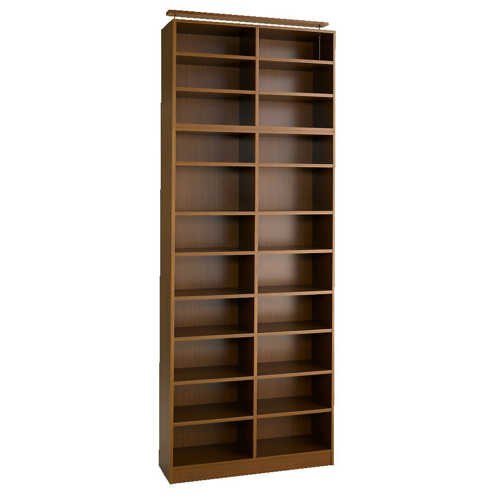 便利なサービスのご紹介商品の仕様・サイズ商品画像の説明 上置き一体型でたっぷり収納。コストパフォーマンスの高いディノス定番の人気国産書棚。単行本、漫画、文庫、CD、DVDの大量収納壁面書斎が実現。ホワイト、ブラウンから選べる2カラー。選べる...