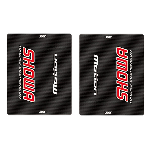 0.3mm厚の素材を使用したデカール。 アウターチューブの傷を防止する。 左右2枚セット