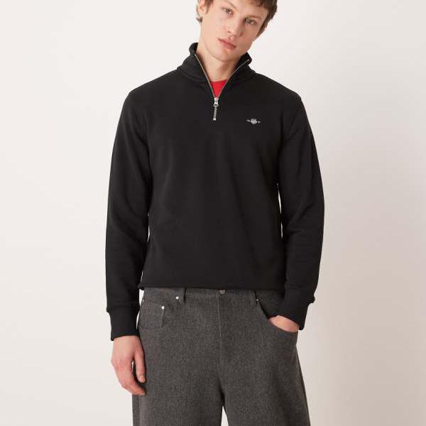 商品説明 Gant 3/4 zip up sweat in black 【セレクトショップ diva closetとは？!】 オリジナルブランドに力をいれた京都のセレクトショップです。 インポートブランドをセレクトした様々なブランドも取り扱...