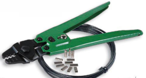 OMER スリーブ圧着工具（932B）【その他】商品仕様 ラインスリーブつき ナイロンライン 長さ：10m 太さ：1.8mm 圧着時のスリーブの大きさ：3.2、3.8、4.6mm 工具の大きさ：25cm